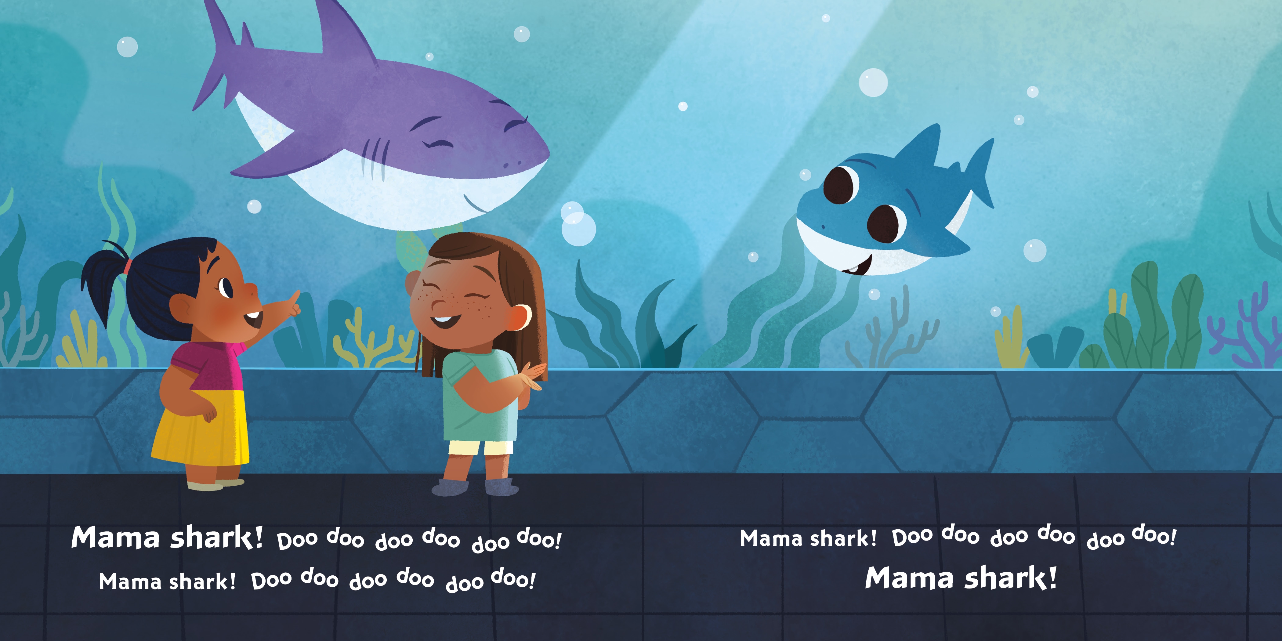 BABY SHARK! | Illustrated by Stevie Lewis | Holt Books for Young Readers