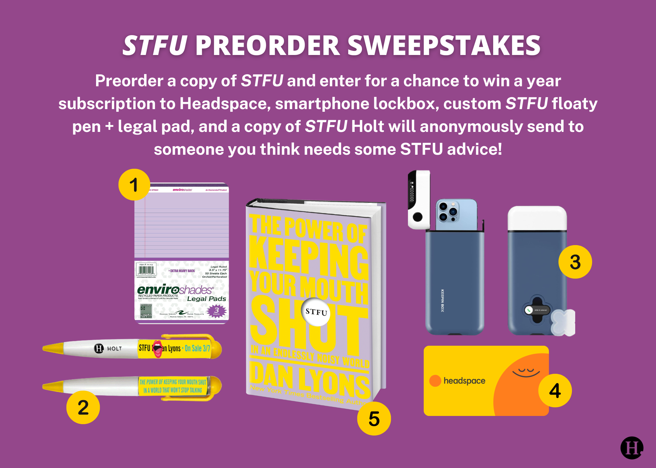 STFU Preorder Sweepstakes