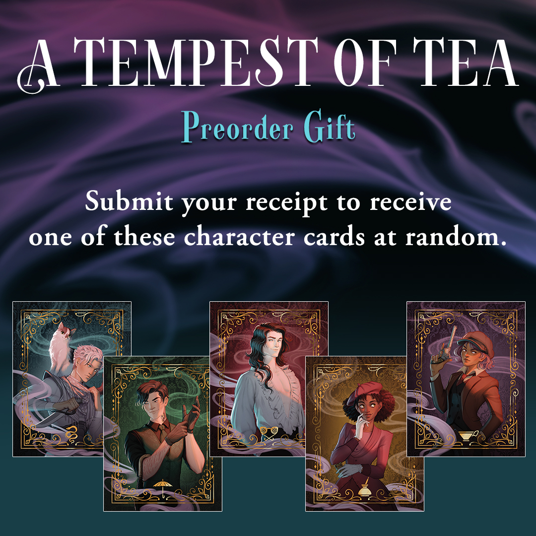 A Tempest of Tea Paperback Preorder Gift